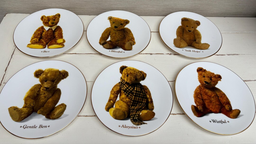 The Ultimate Teddy Bear Plate Collection Royal Worcester Fine Bone ...