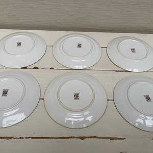 Set of Six Vintage Foley Art Peacock Pottery 'indian Tree' Small Tea ...