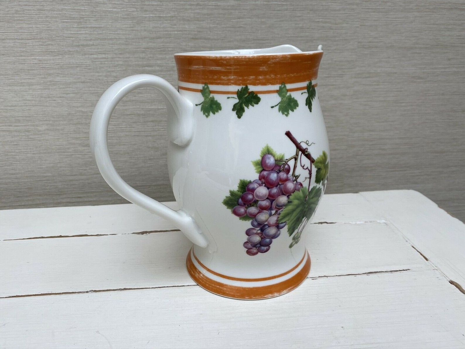Portmeirion Large Ceramic Pitcher / Jug Alfresco Pomona - Etsy