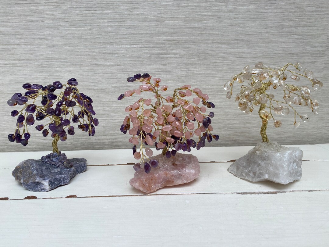 Gemstone / Crystal Trees Chakra Healing Reiki Yoga Sold - Etsy