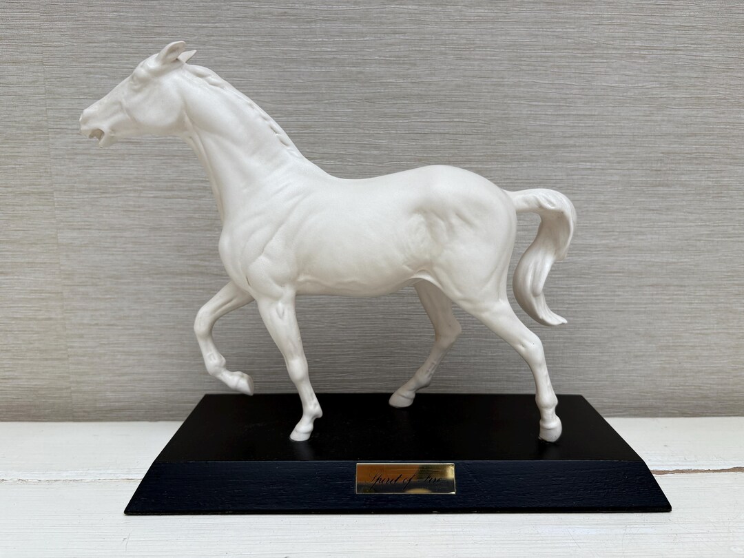 Beautiful English Vintage Retro Beswick ‘Spirit Of Fire’ White ...