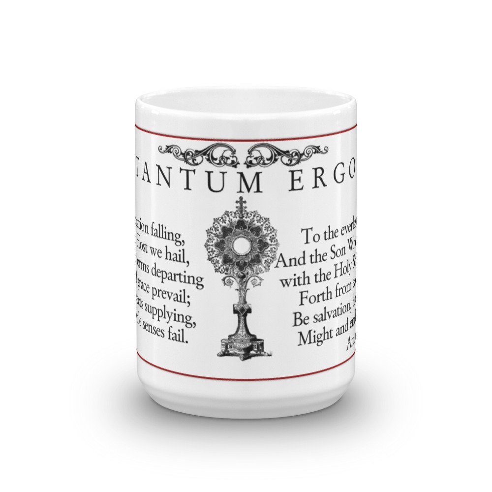Tantum Ergo English Version | Etsy