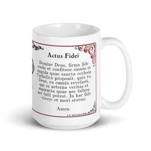 Actus Fidei -- Act of Faith - Etsy