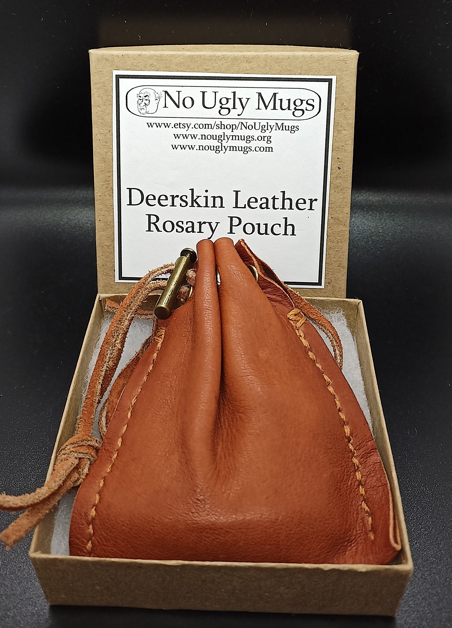 Deerskin Leather Drawstring Rosary Pouch - Etsy