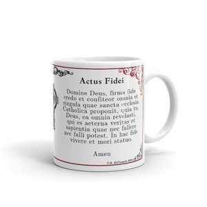 Actus Fidei -- Act of Faith - Etsy