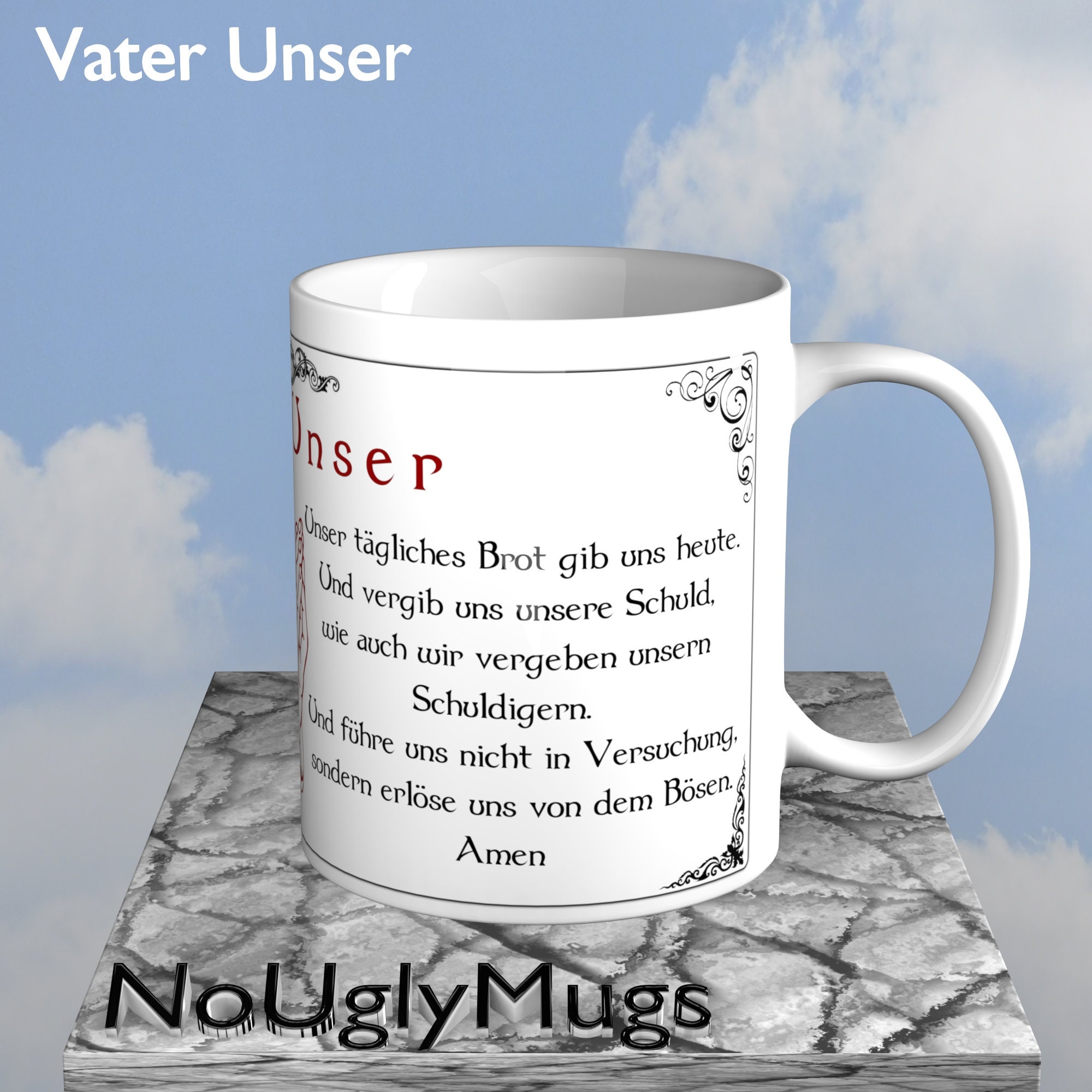 Vater Unser -- Our Father in German - Etsy