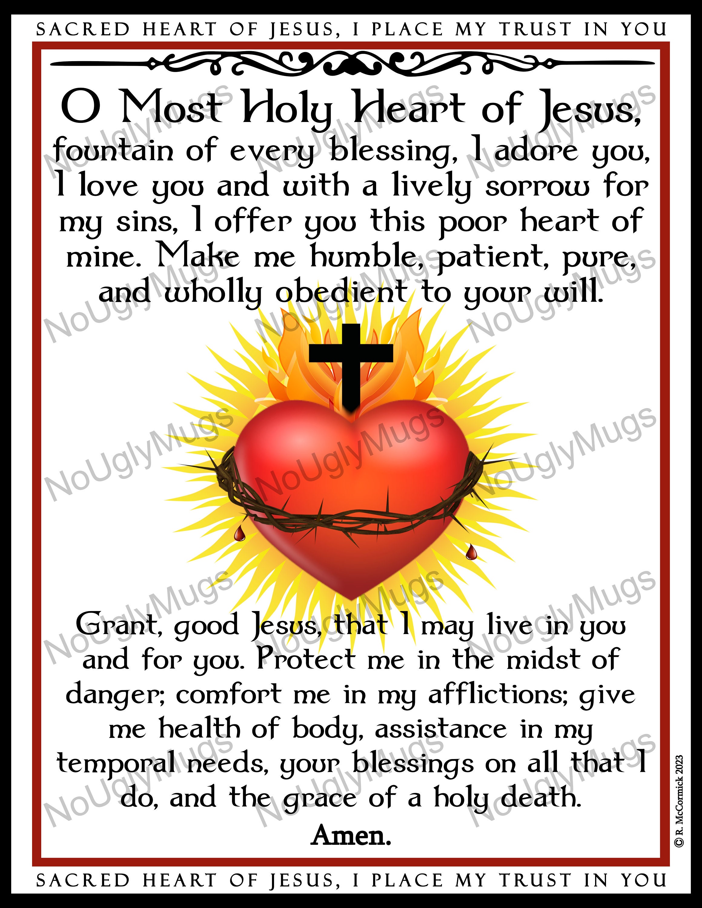 Heart Of Jesus Prayer