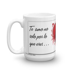 Te Amo Coffee Mug - Spanish Love Quote - Etsy