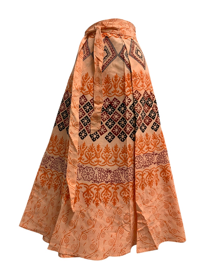Bohemian Indian Ethnic Block Print Cotton Long Maxi Wrap - Etsy