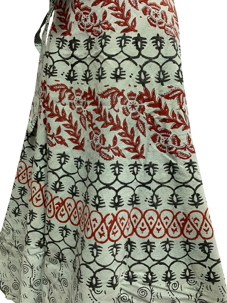 Bohemian Indian Ethnic Block Print Cotton Long Maxi Wrap | Etsy