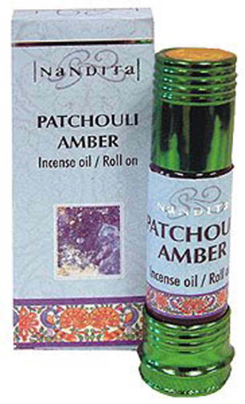 Nandita Patchouli Roll-on Incense Oil Fragrance 8ml Bottle - Etsy