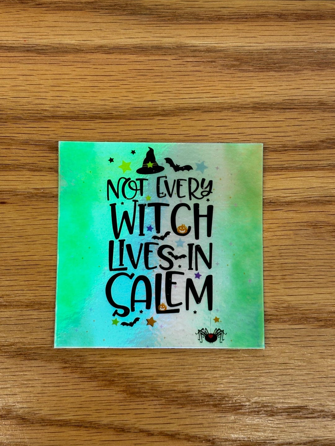Holographic Salem Sticker - Etsy