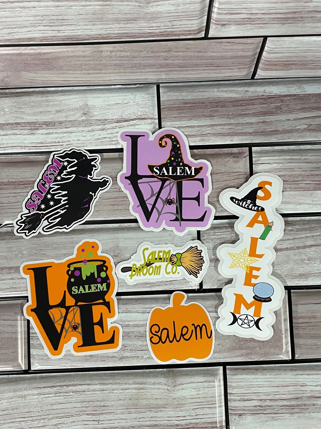 Salem, Ma. Vinyl Stickers 6 Custom Unique in House Printed - Etsy