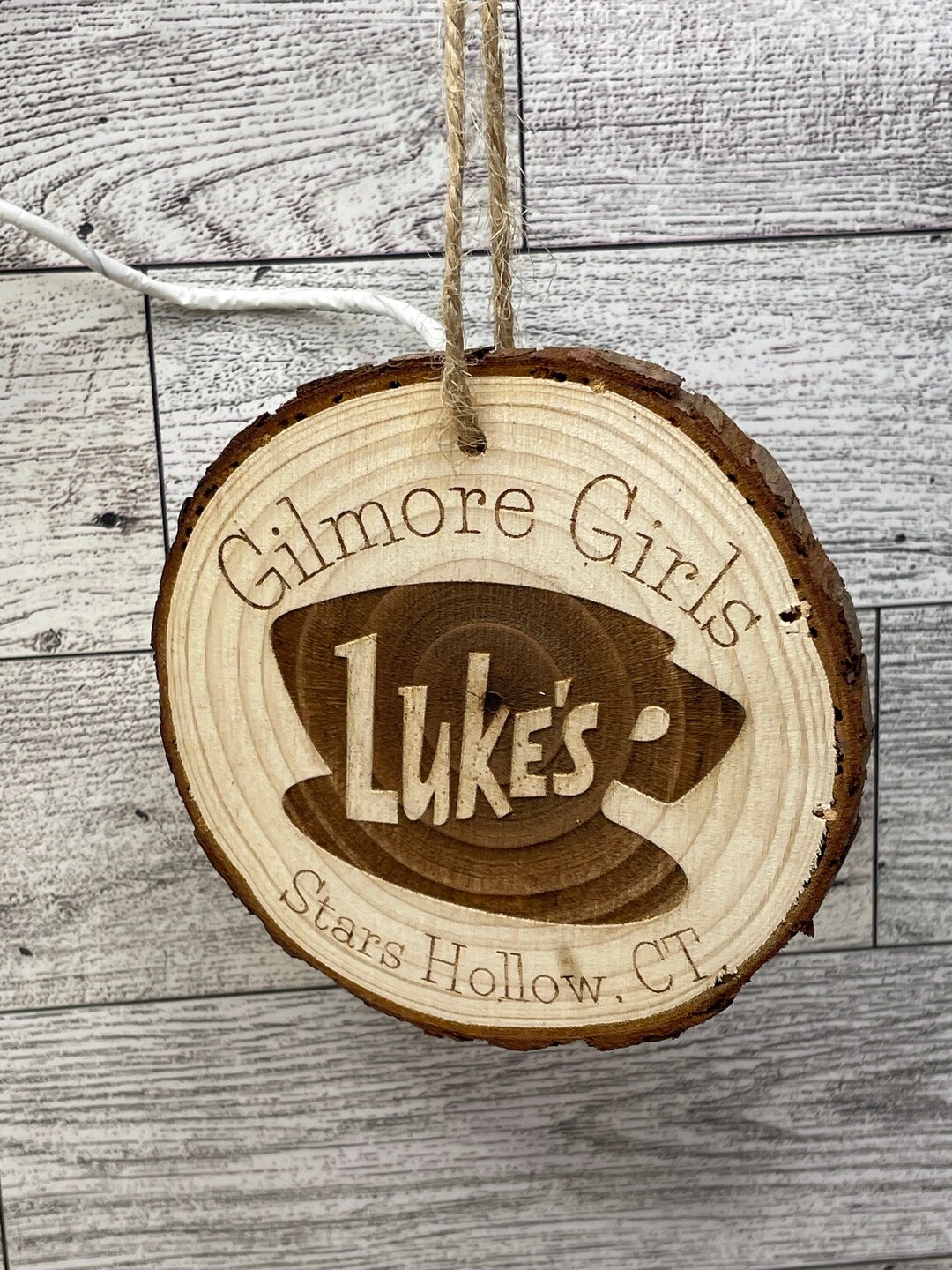 Gilmore Girls Themed, Natural Wood Bark Ornament - Etsy