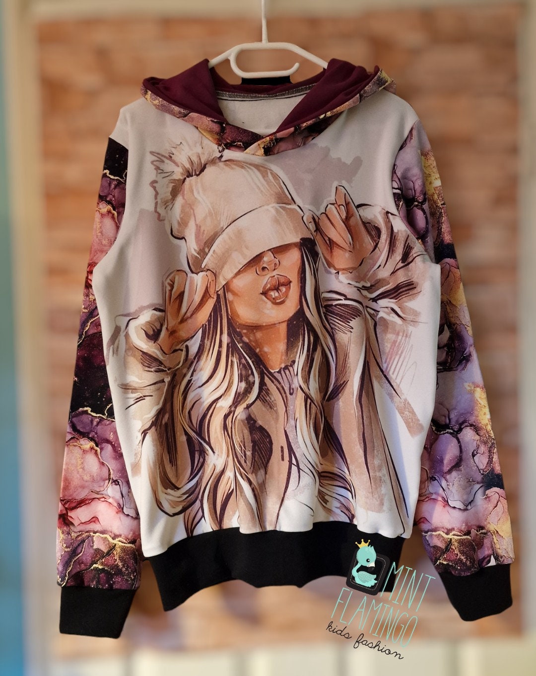 Jumper Hoodies With Women Size XL Gift Fashion Handmade Lovely - Etsy