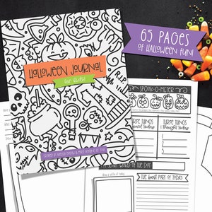 Halloween Journal for Kids Printable - Hours of Spooky Fun Activities ...