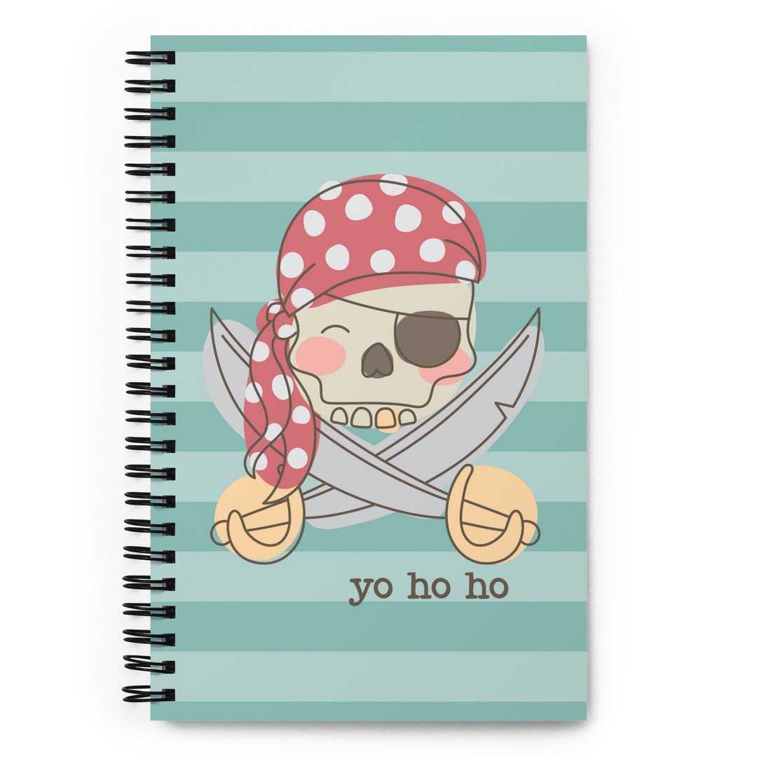 Cute Pirate Notebook Bullet Journal - Etsy
