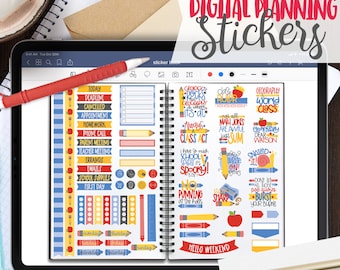 100 Teacher Digital Stickers Version 2 Back to School - Etsy