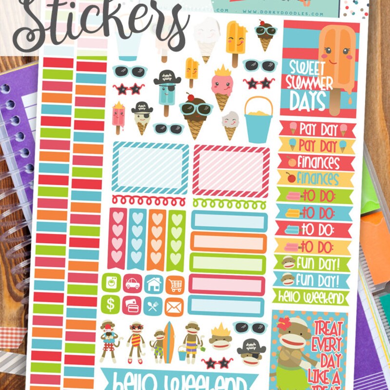 Sock Monkey Labels - Etsy