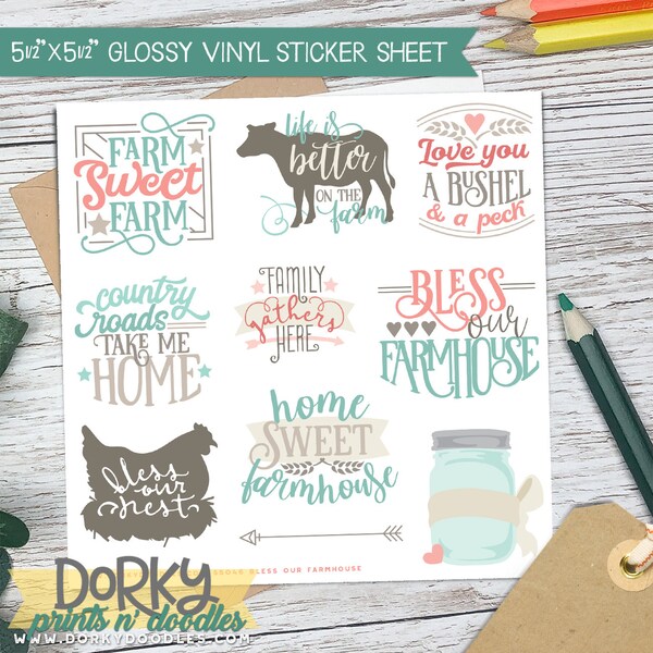 Farmhouse Decals - Etsy