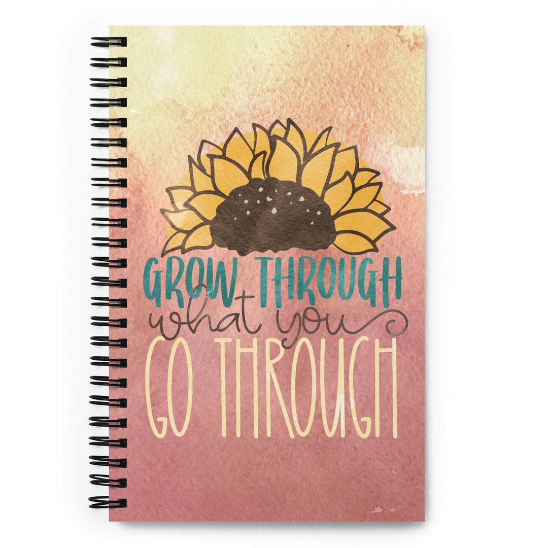 Sunflower Notebook Bullet Journal - Etsy