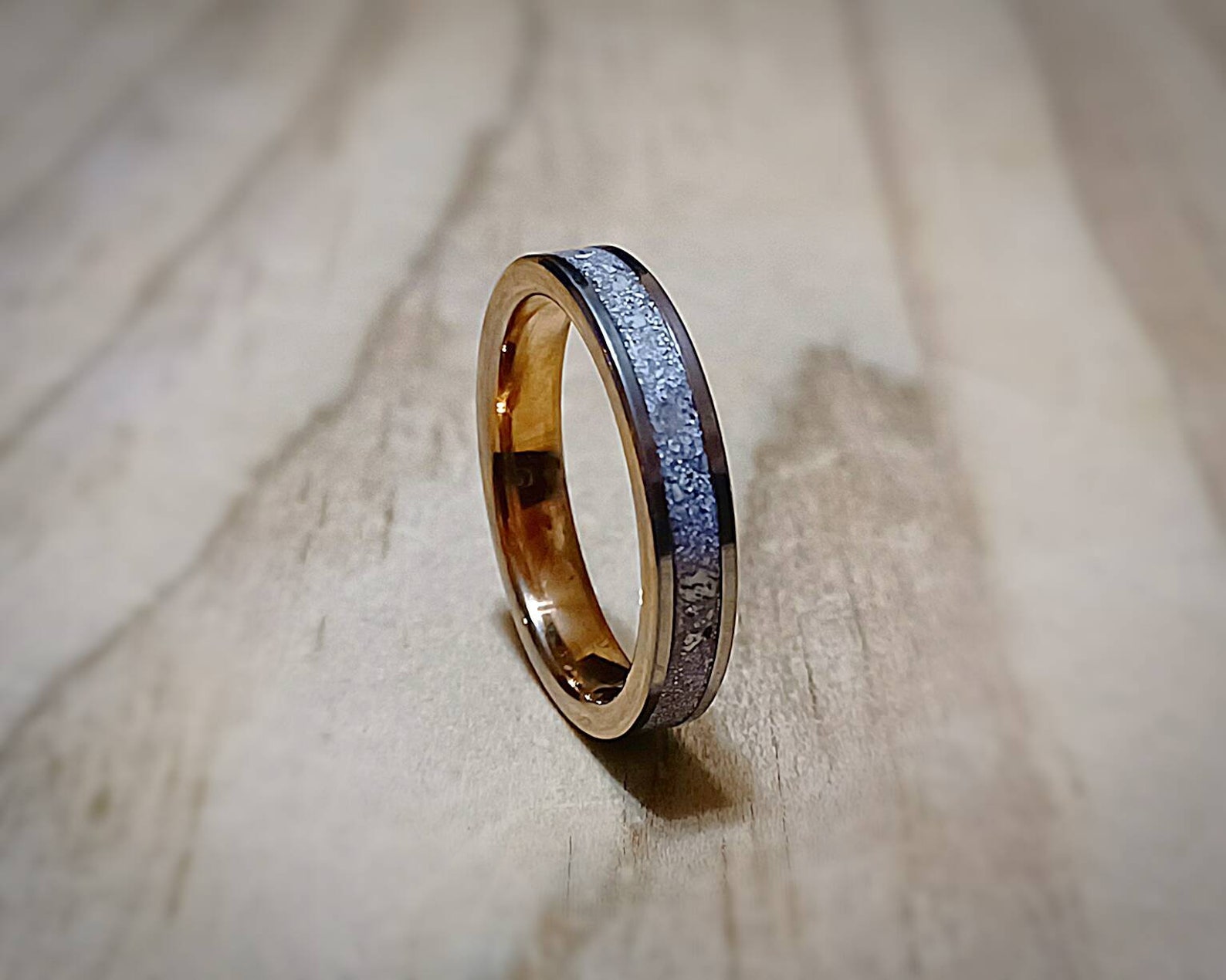 Cremation Ring Rose Gold Ring Memorial Jewelry With Ashes - Etsy