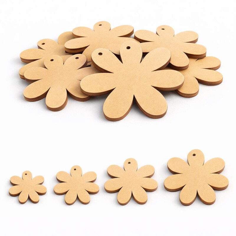 Wood Flower Blank Daisy - Etsy UK