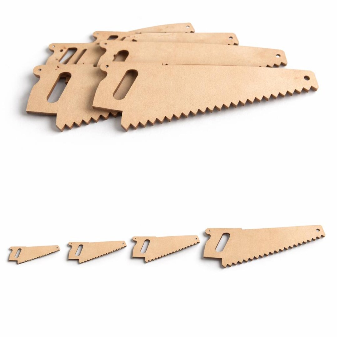 MDF Saw Blanks | Laser Cut DIY Craft Shapes, 3mm (10 Pack) - Etsy UK