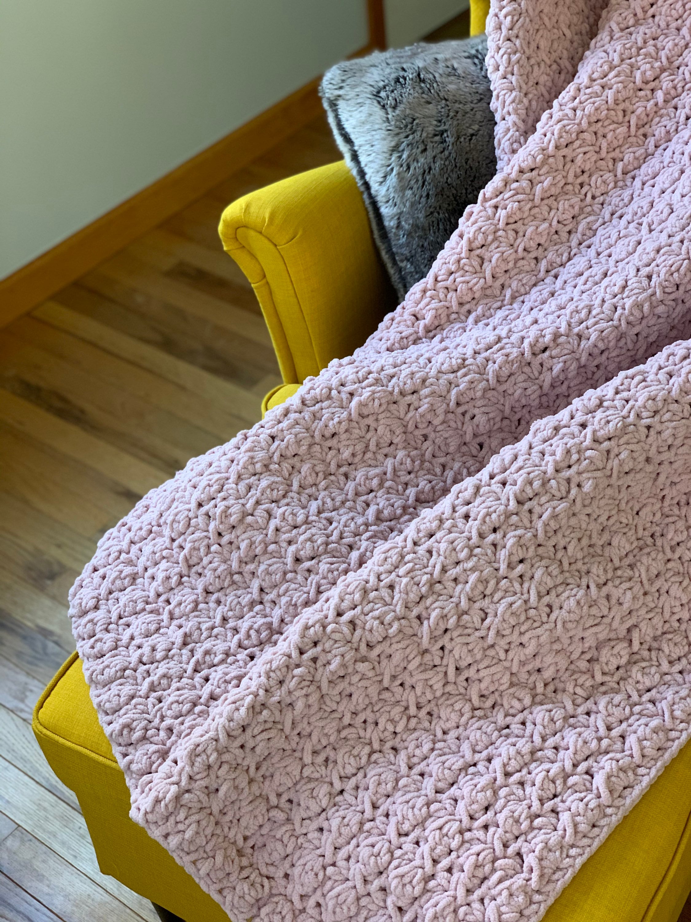 Blanket Crochet Pattern, Bernat Blanket Pattern, Sizes for Whole Family ...