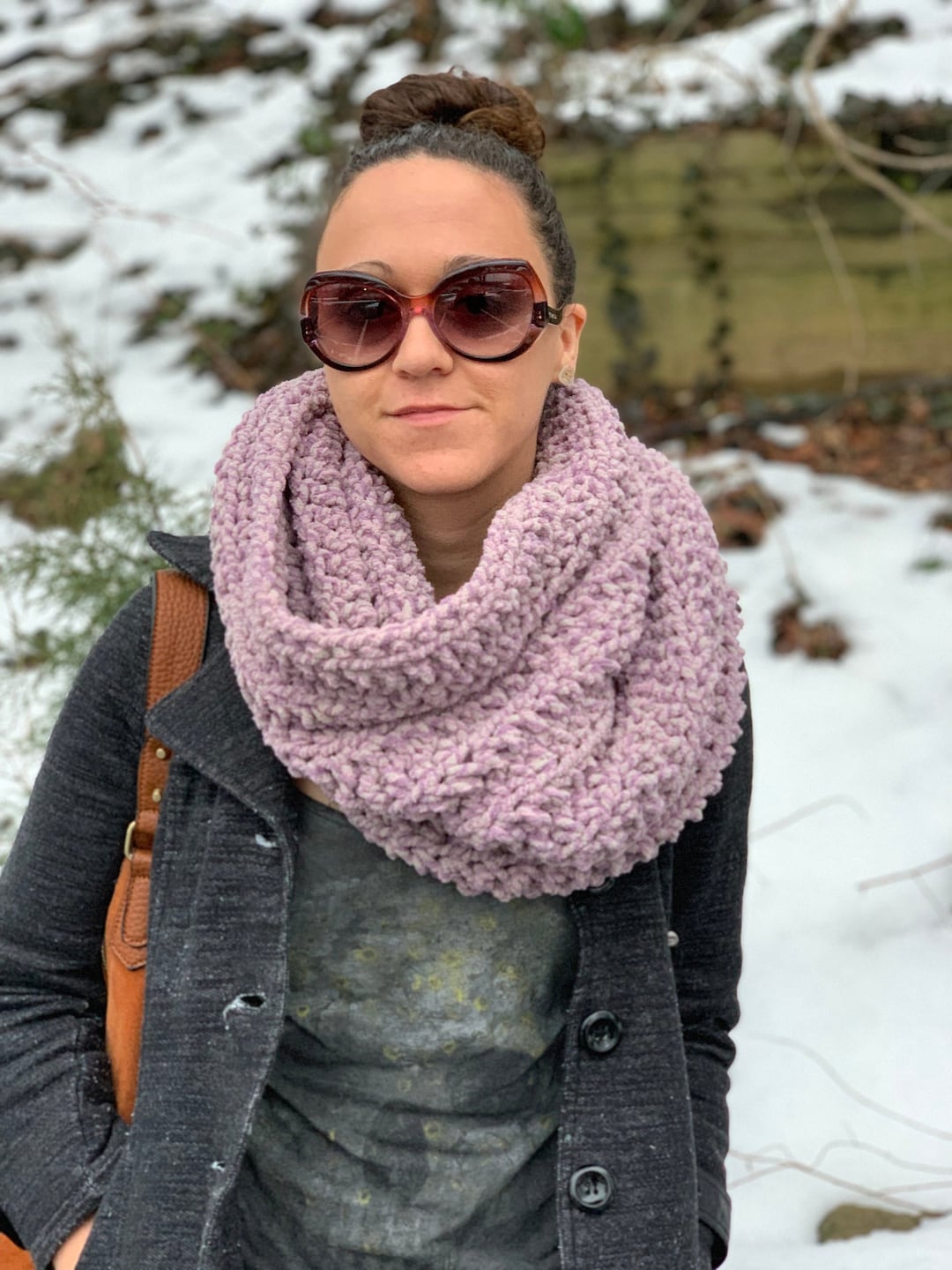 Easy Cowl Crochet Pattern, Quick Beginner Crochet Pattern, Bernat ...