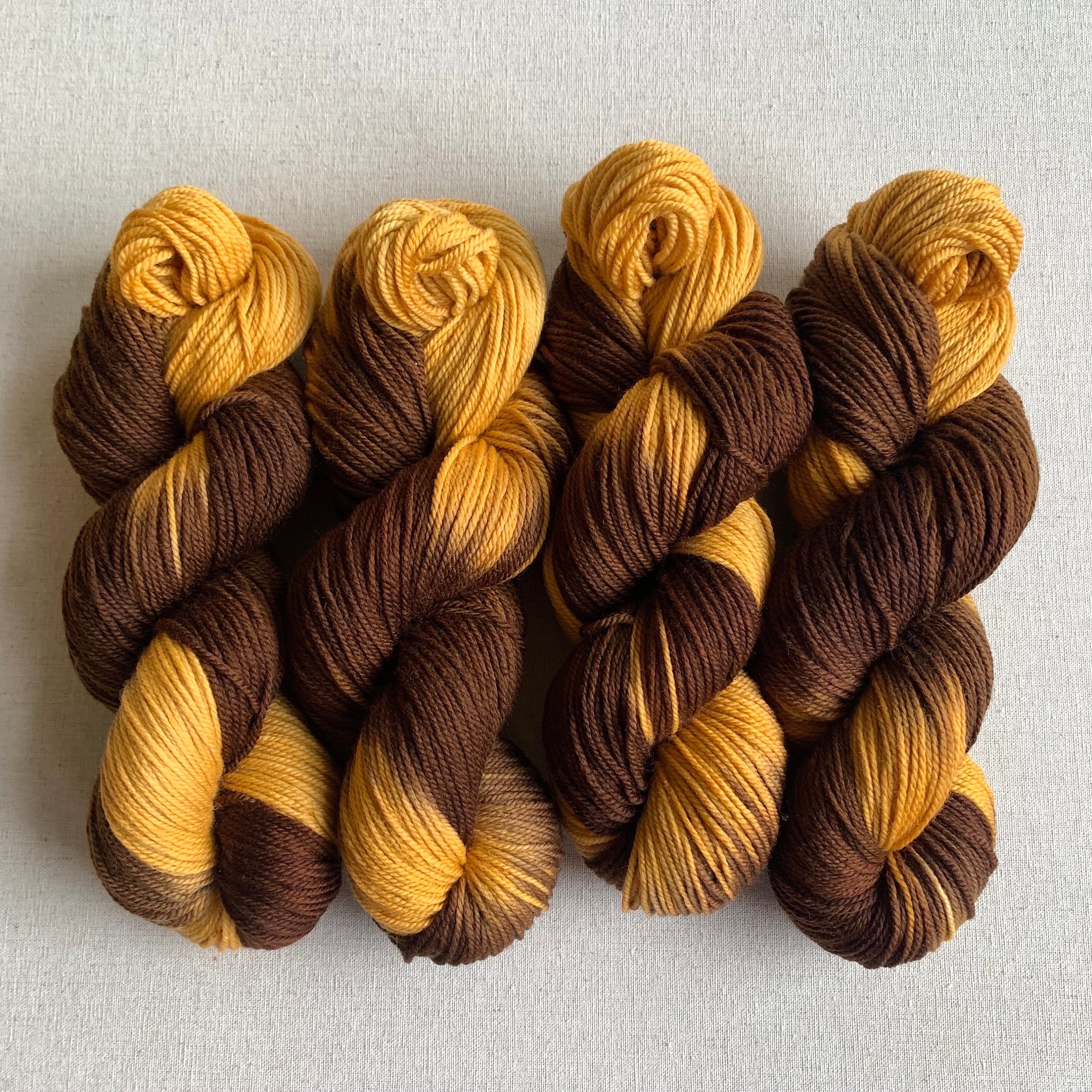 Merino Wool Superwash Yarn, DK Yarn, the Twist, Chocolate and Pastry ...