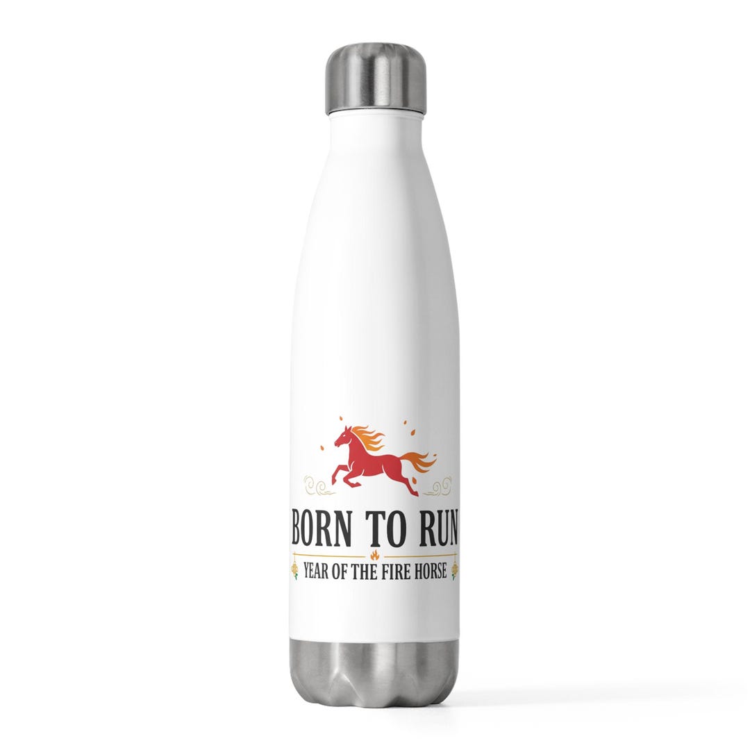 Fire Horse Lunar New Year 2026 | 20oz Insulated Stainless Steel Tumbler ...