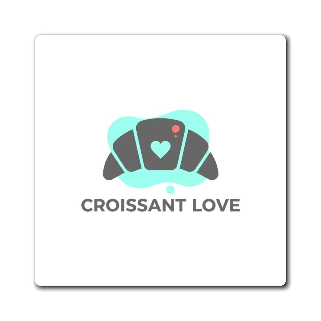 Croissant Love Magnet | Cafe Aesthetic Fridge Magnet Set | Galentine’s ...
