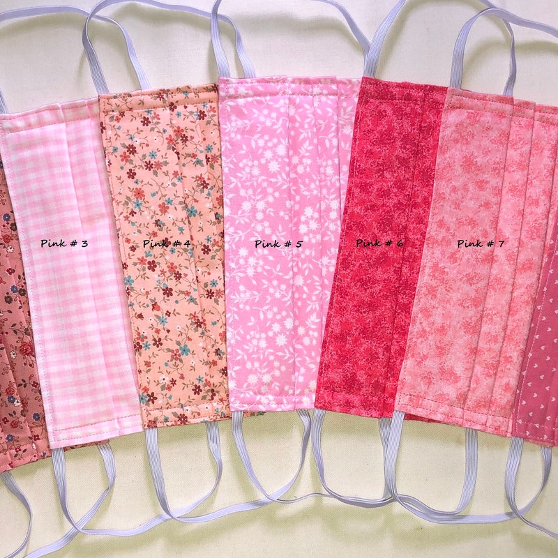 Pink Face Mask - Etsy