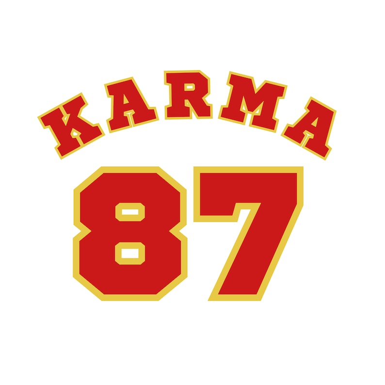 Kansas City Chiefs SVG, Taylor Swift SVG, Karma SVG, Taylor Swift and ...