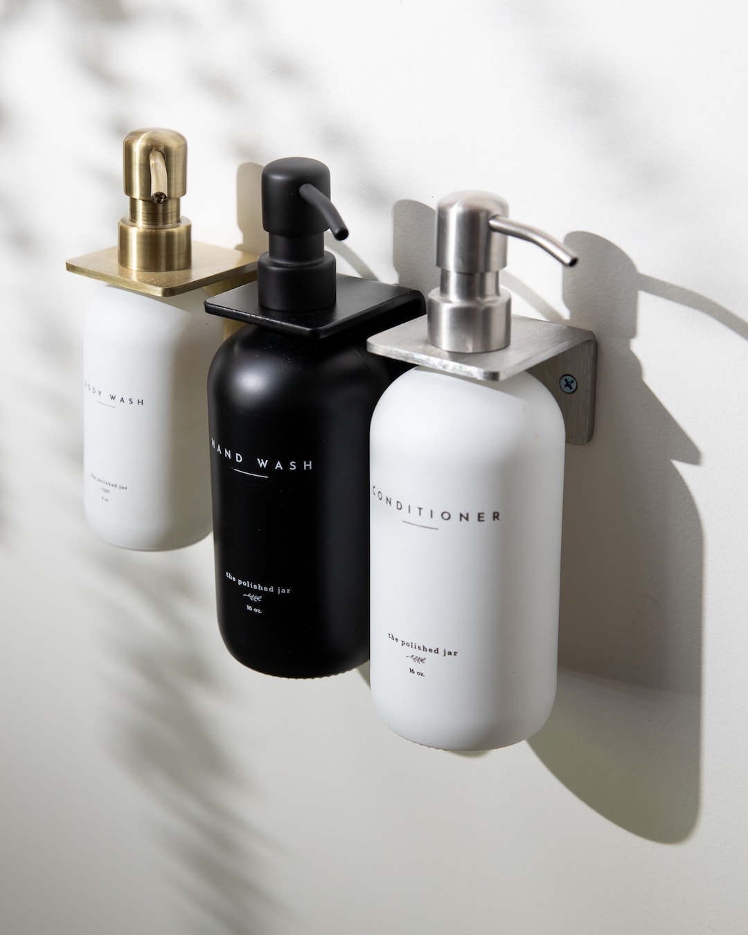 Metal Wall Mount | for Soap Dispensers | Metal Wall Mount in Black ...