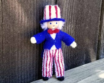 Uncle Sam Doll | Etsy
