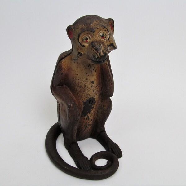 Antique Cast Iron Monkey - Etsy