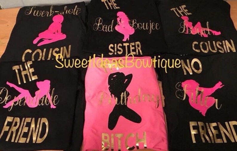 Custom girl's night t-shirts | Etsy