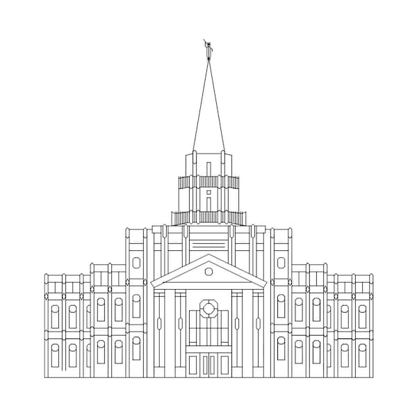 Lds Temple Svg - Etsy