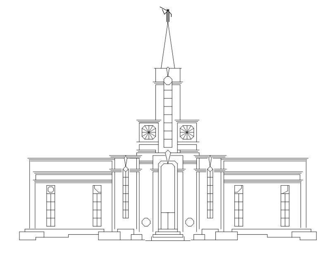 Bountiful Utah Temple Cricut Pen Draw, Silhouette Sketch Pen Clip Art ...