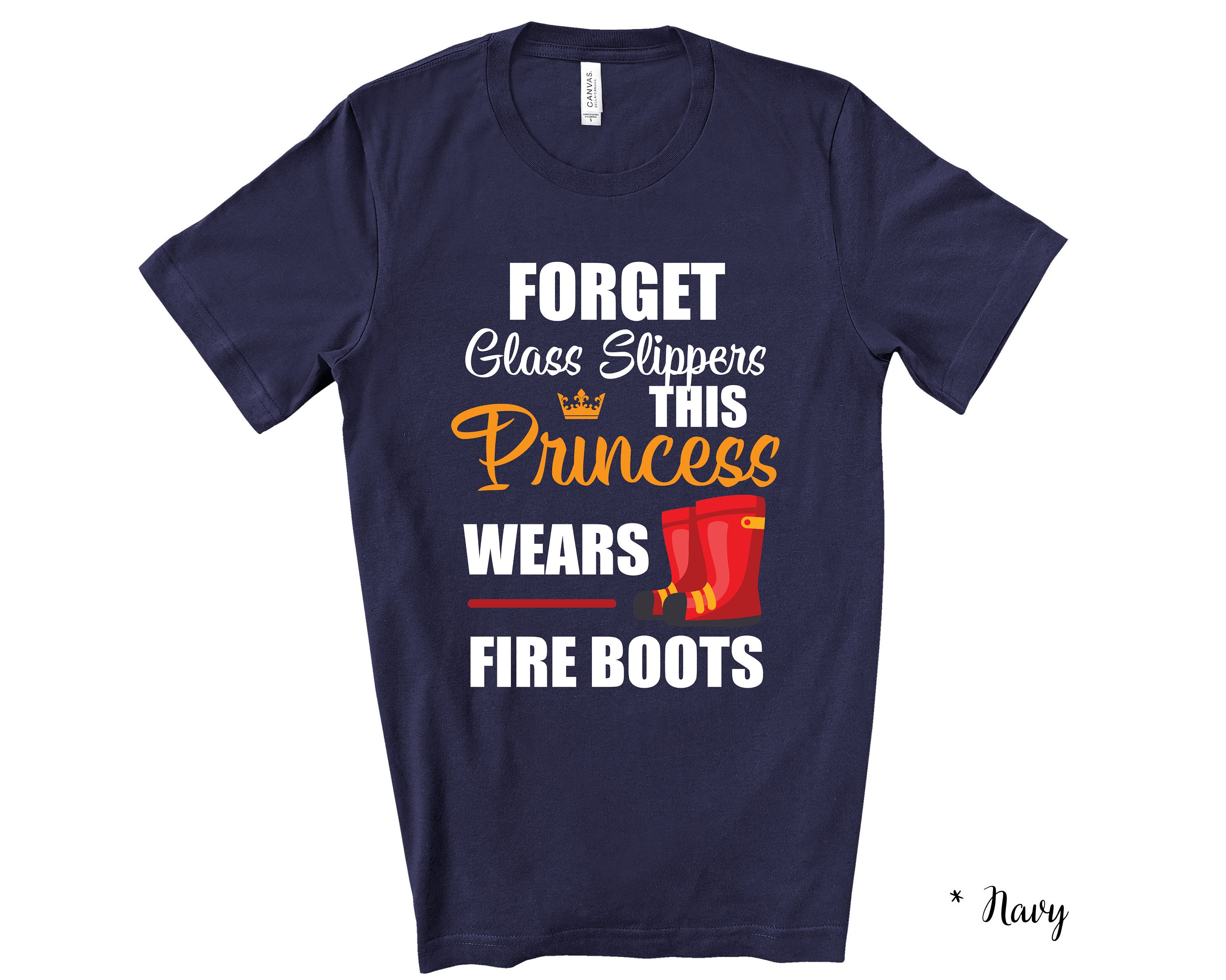 Firefighter Gift - Firefighter Shirt - Female Firefighter - Firewoman ...