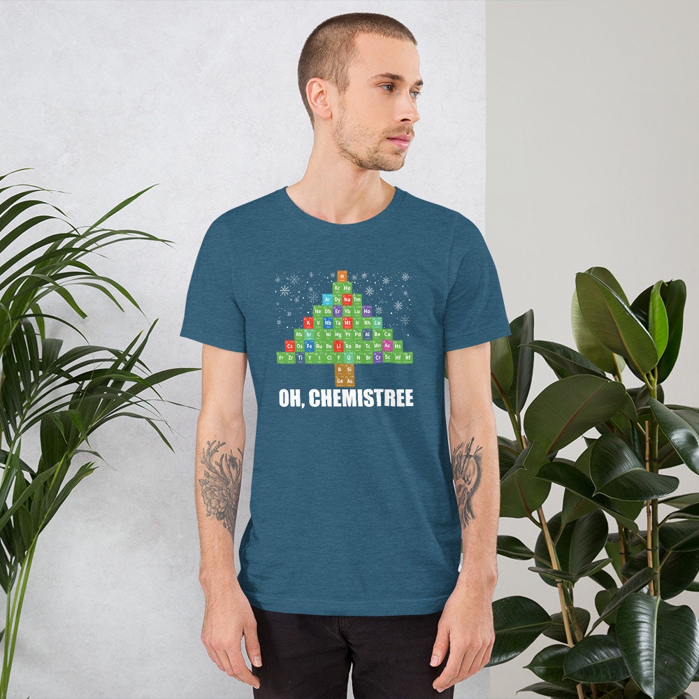 Chemistree Science Christmas Shirt - Funny Chemistry Gift - Science ...