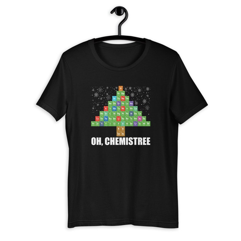 Chemistree Science Christmas Shirt - Funny Chemistry Gift - Science ...
