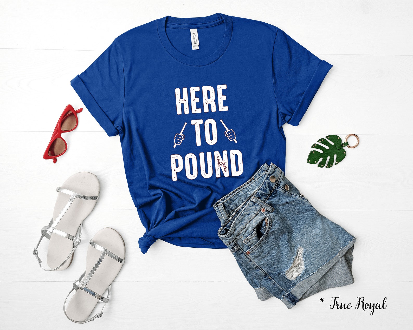 Pound Workout Lover Gift T-shirt Funny Pound Drum Sticks Pounding Class ...