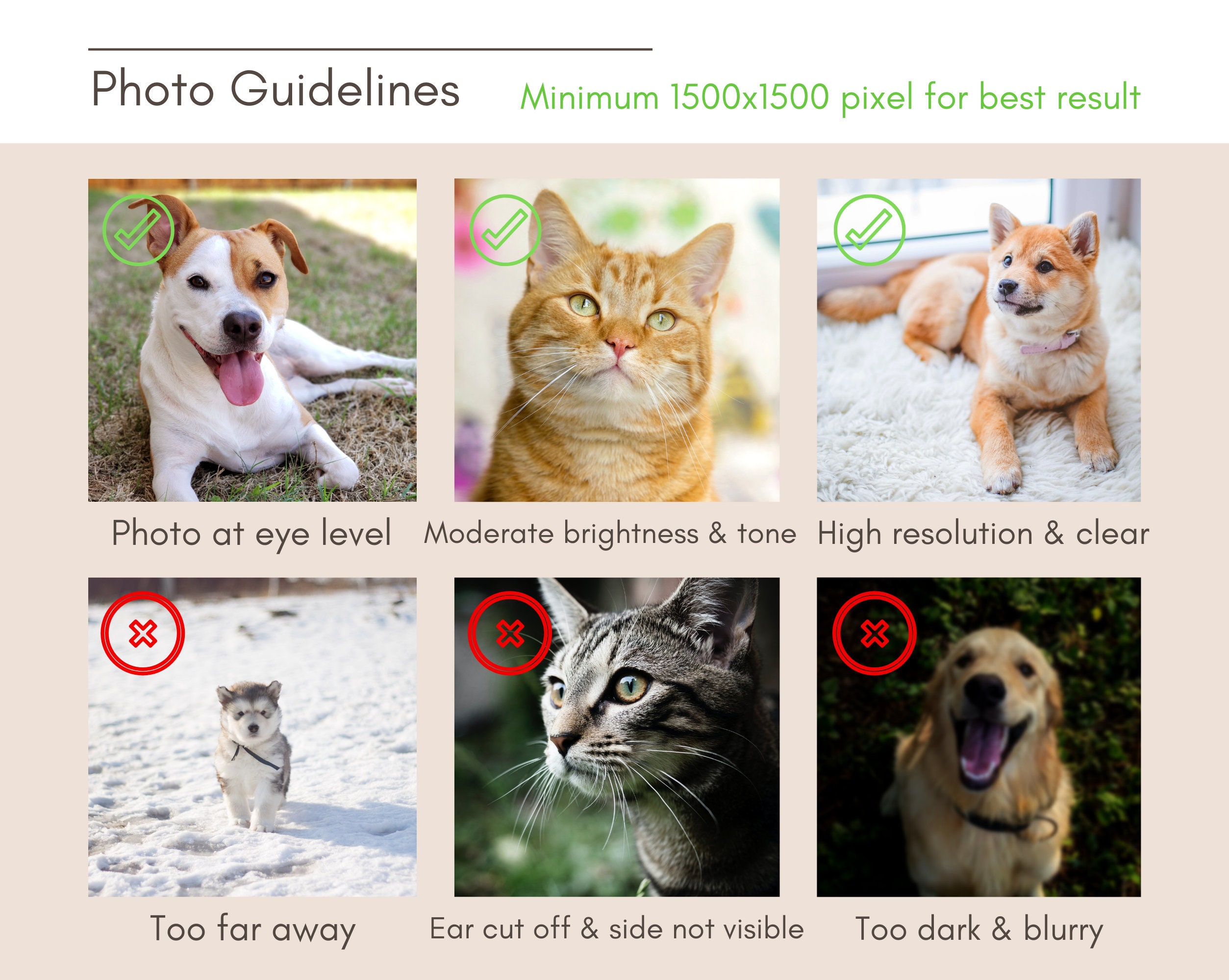 Pet Digital Portraits Custom, Dog Portrait, Cat Portrait, Horse ...