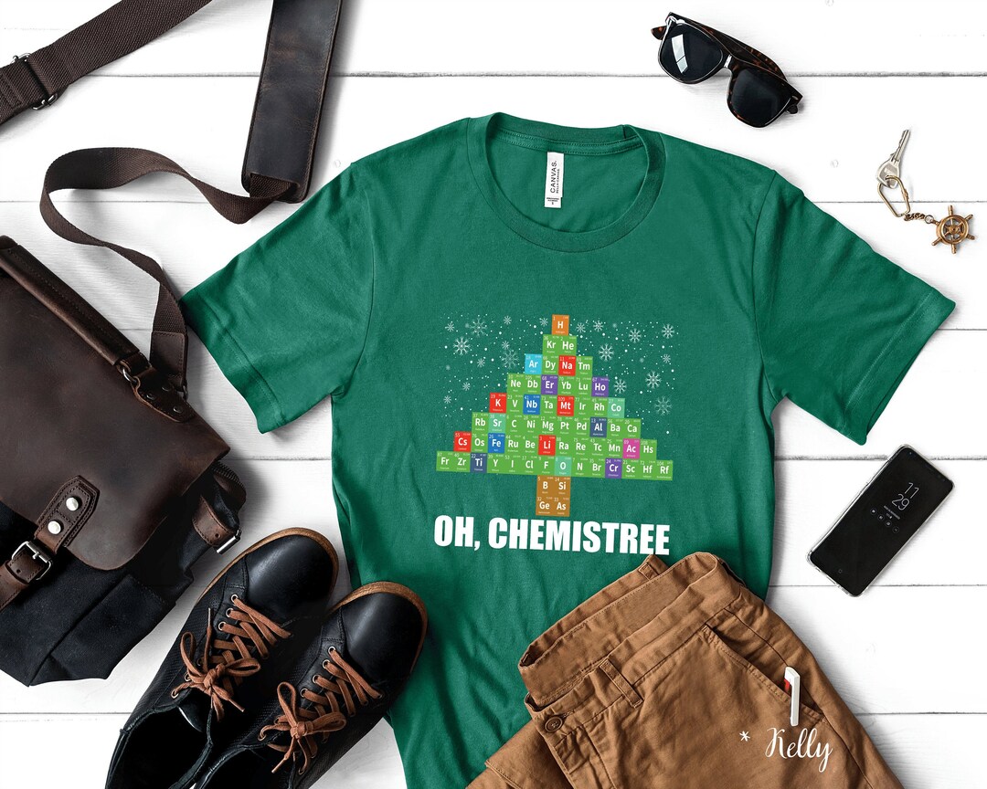 Chemistree Science Christmas Shirt - Funny Chemistry Gift - Science ...