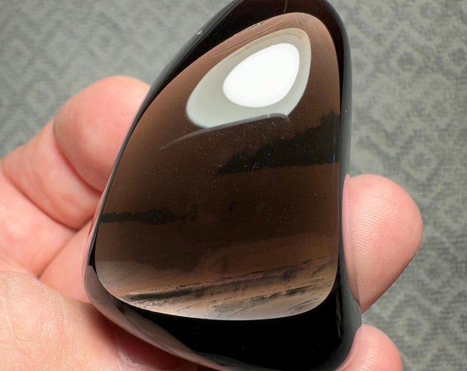 Iridescent Red Ribbon Obsidian, Rare Fire Obsidian, Lapidary Display ...