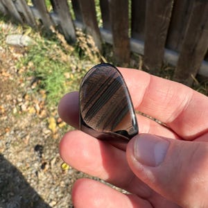 Iridescent Red Ribbon Obsidian, Rare Fire Obsidian, Lapidary Display ...