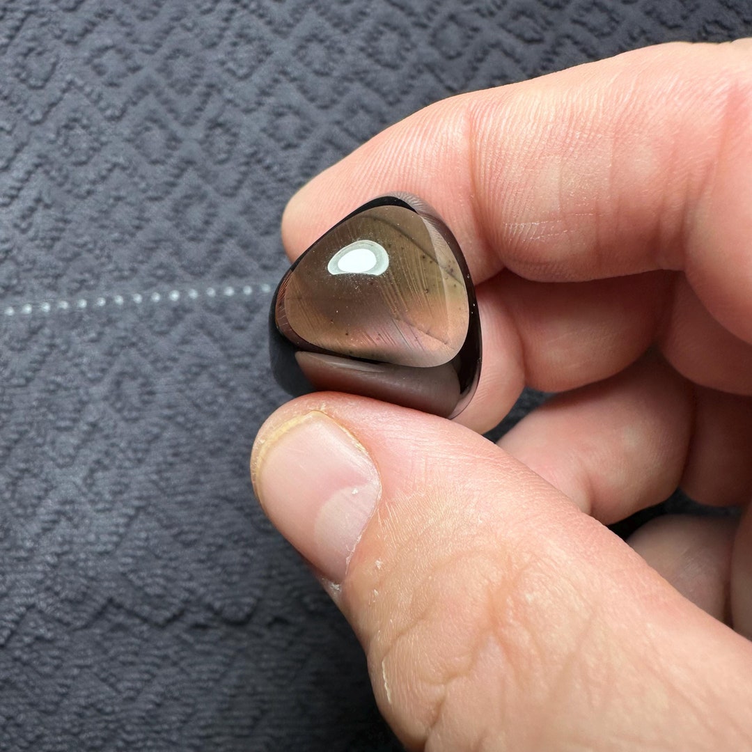 Iridescent Red Ribbon Obsidian, Rare Fire Obsidian, Lapidary Display ...